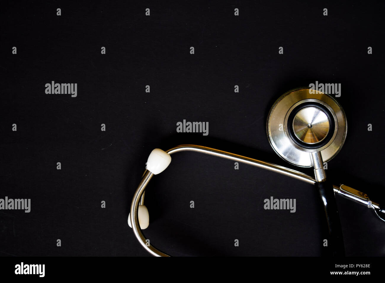 healthcare concept with black background Stock Photo - Alamy