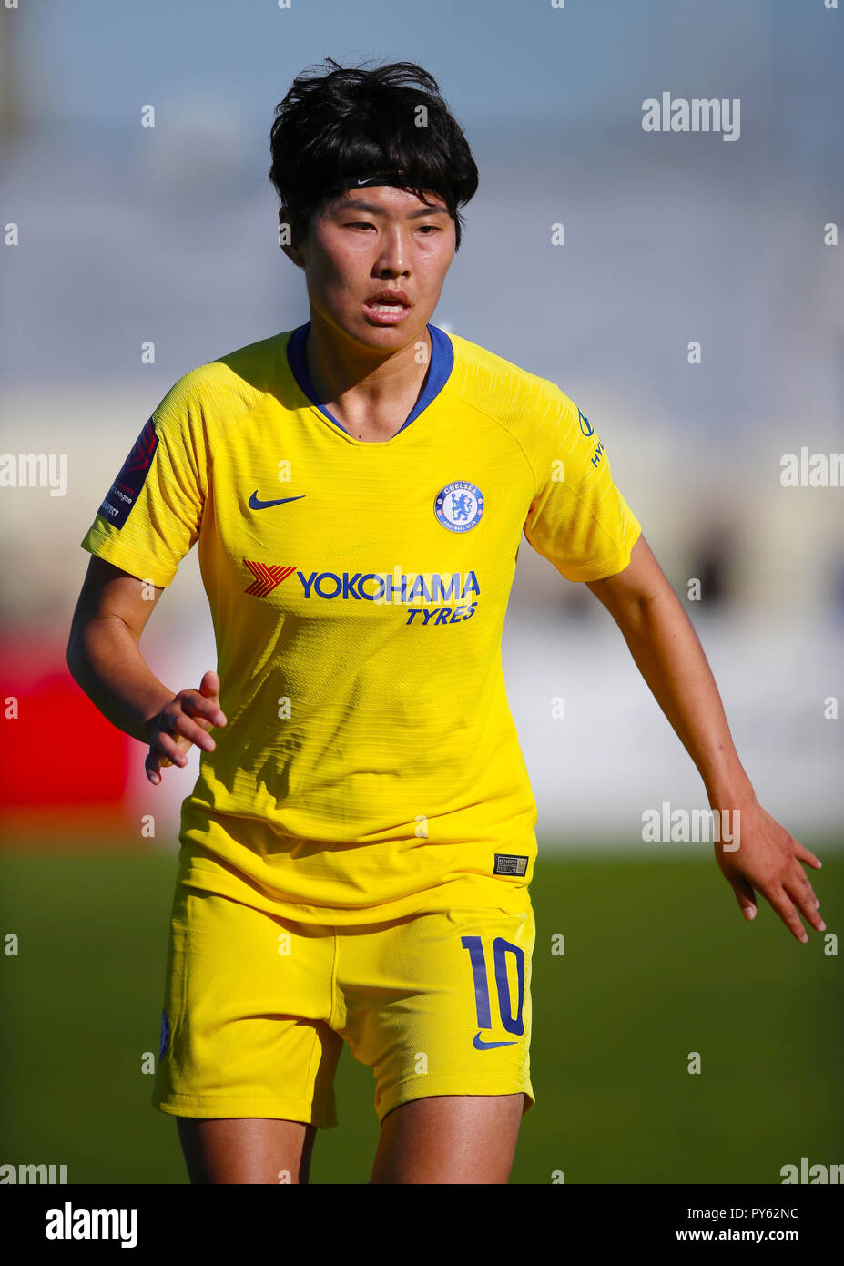 Chelsea's Ji So Jun during the Women's Super League match at the ...