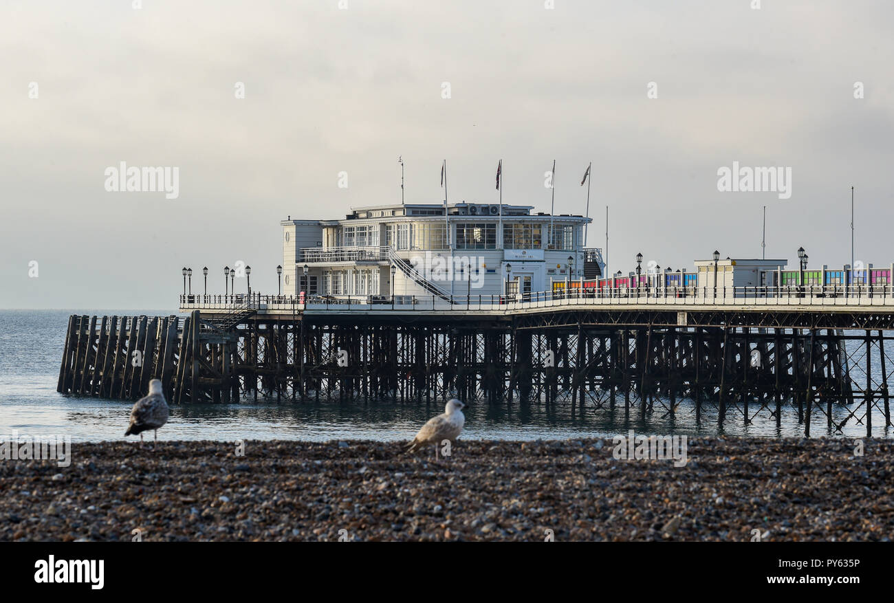 Worthing piers hi-res stock photography and images - Alamy