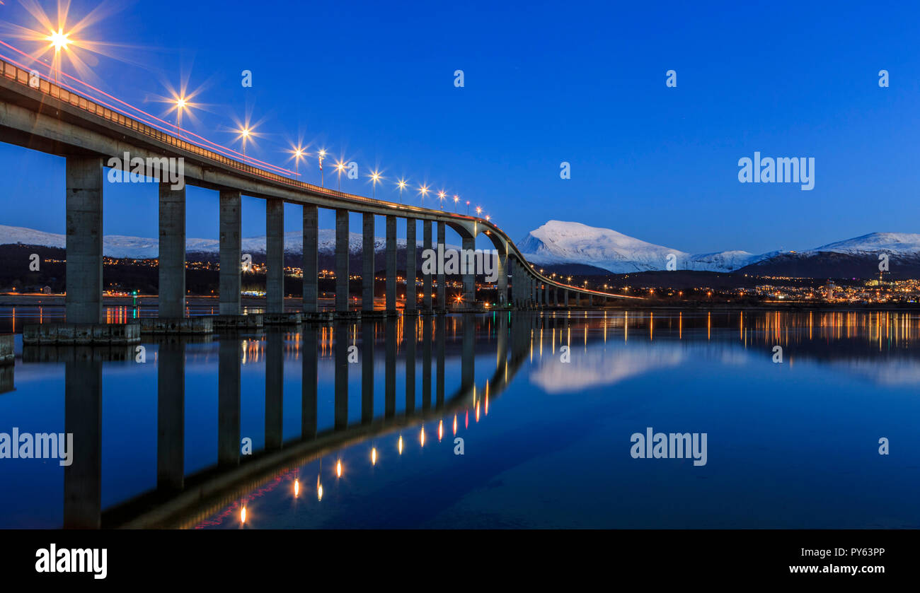 Tromsoya bridge hi-res stock photography and images - Alamy