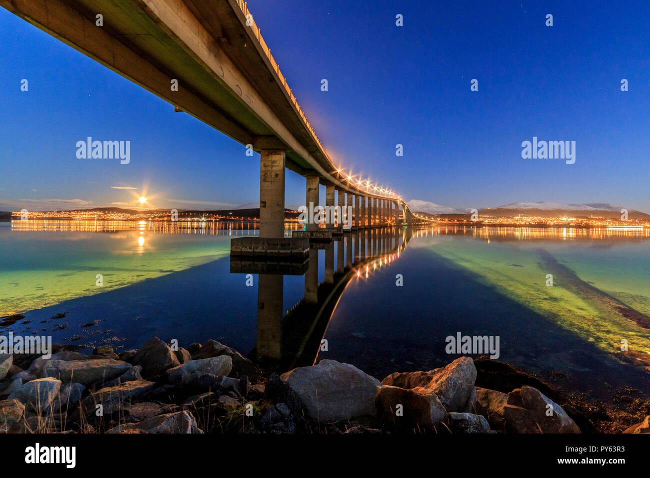 Tromso cantilever bridge hi-res stock photography and images - Alamy