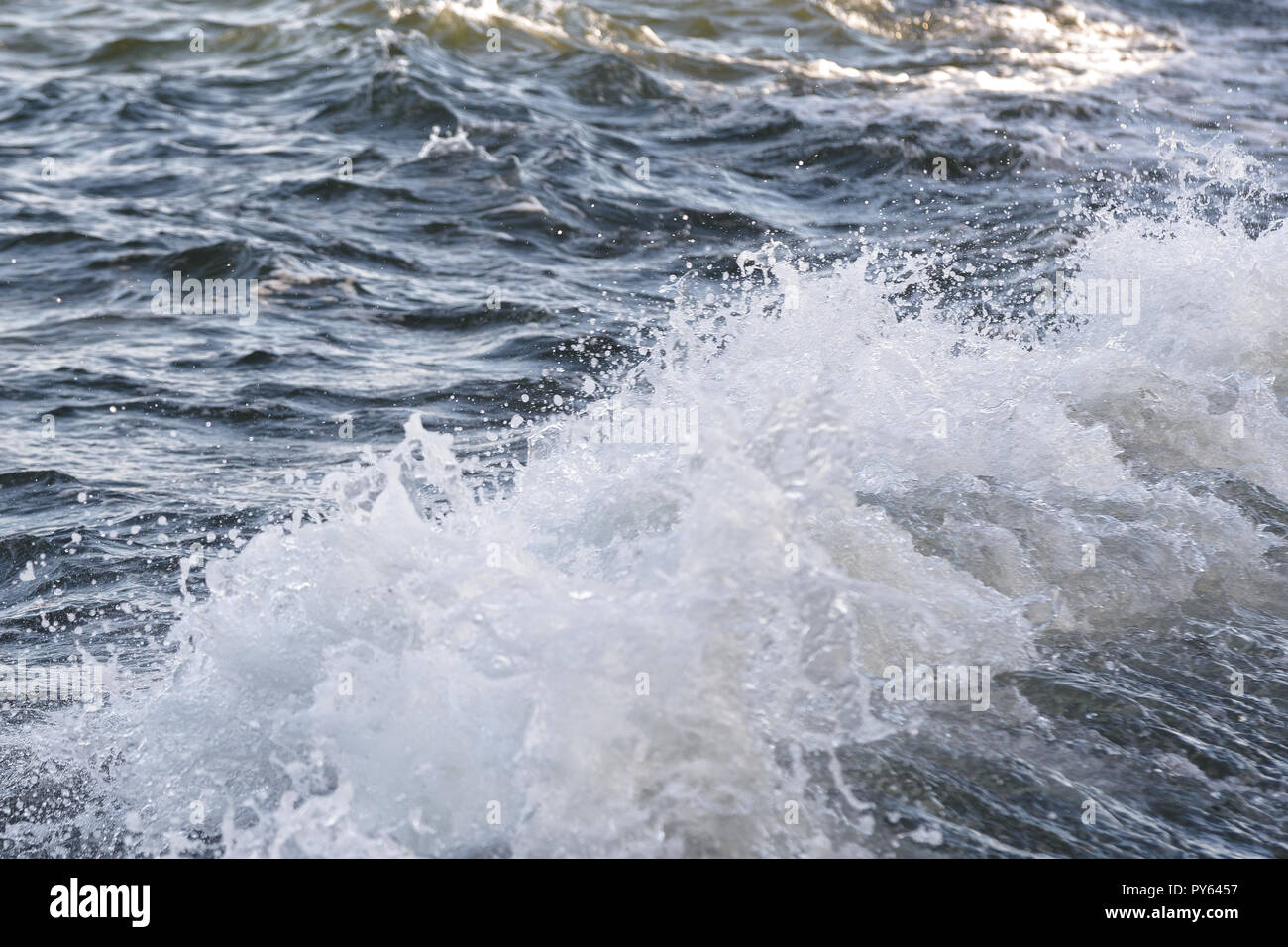 Background texture image of sea water from above copyspace design Stock ...