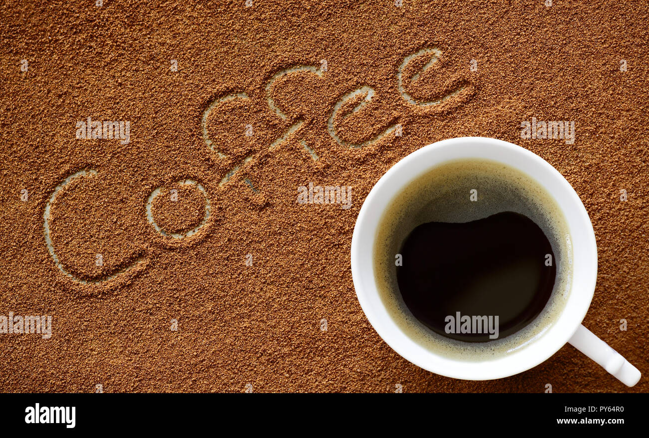 Cocoa powder word hi-res stock photography and images - Alamy