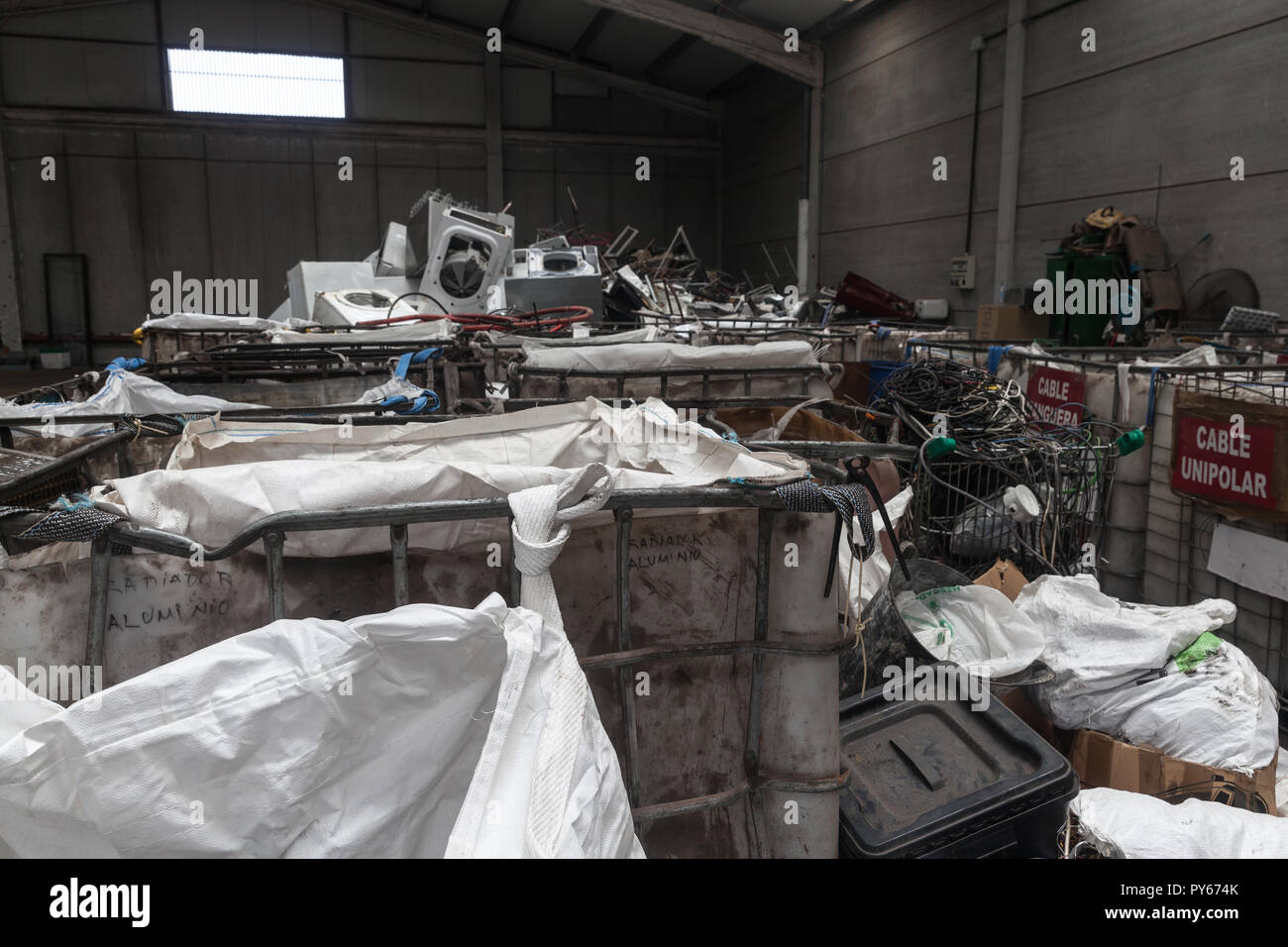 municipal mixed solid waste management Stock Photo - Alamy