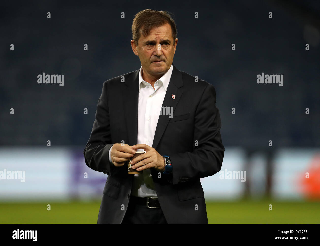 Spartak Moscow manager Raul Riancho during the UEFA Europa League ...