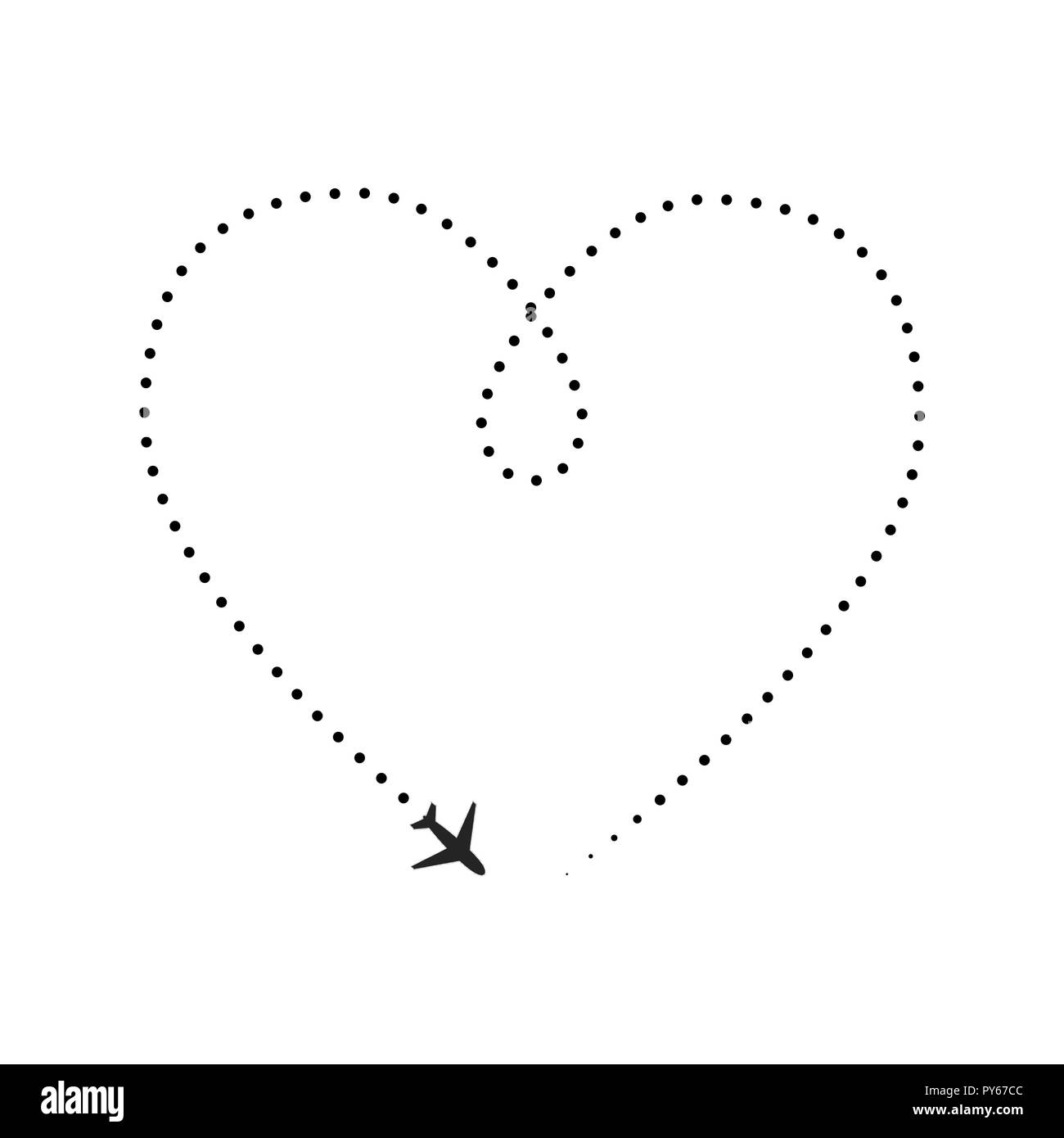 Jet black heart Stock Vector Images - Alamy