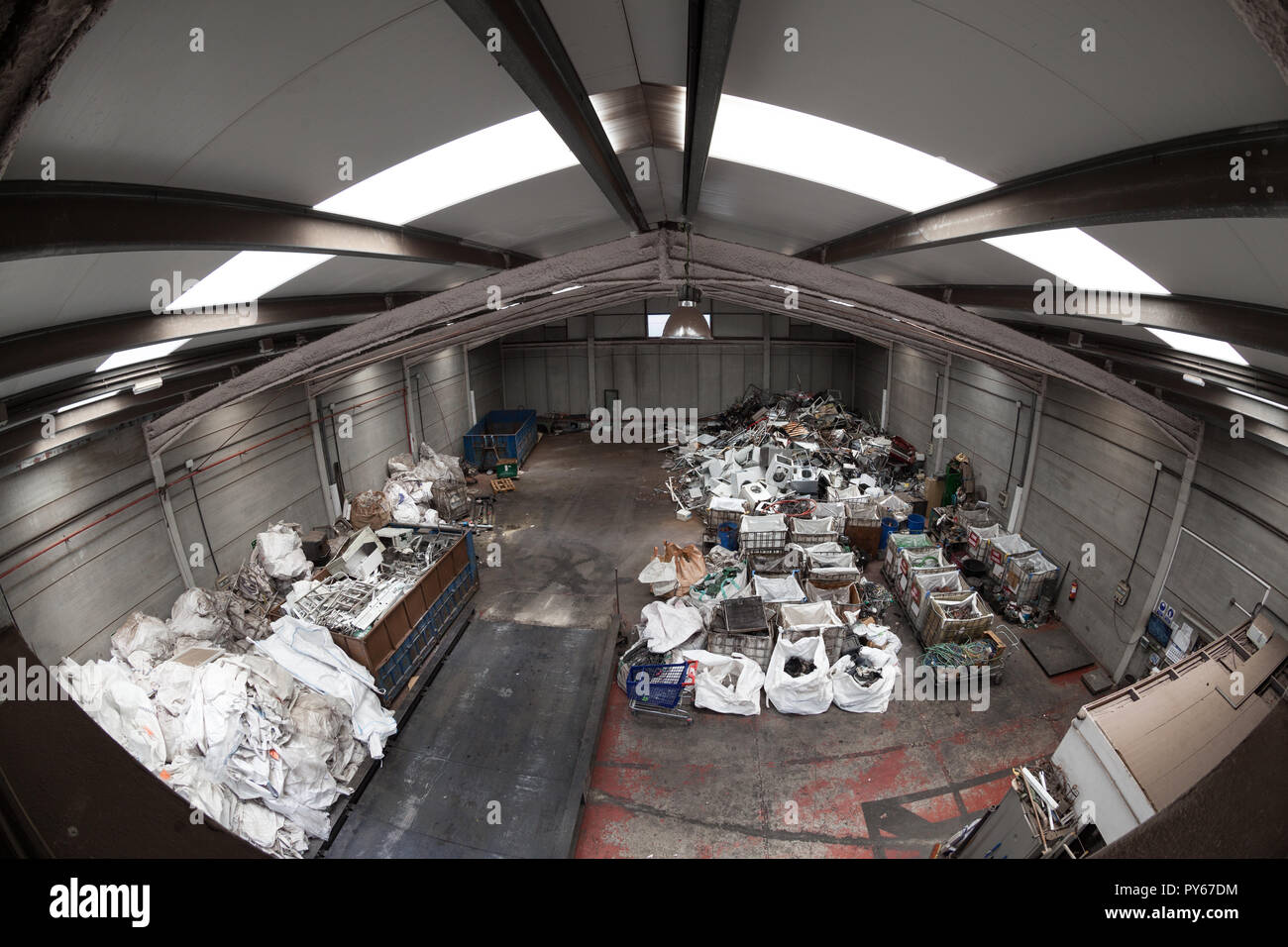 municipal mixed solid waste management Stock Photo - Alamy