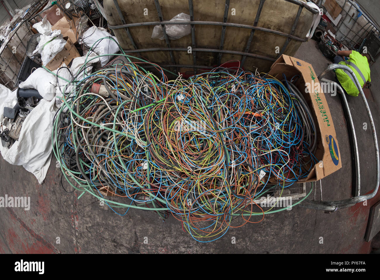 municipal mixed solid waste management Stock Photo - Alamy