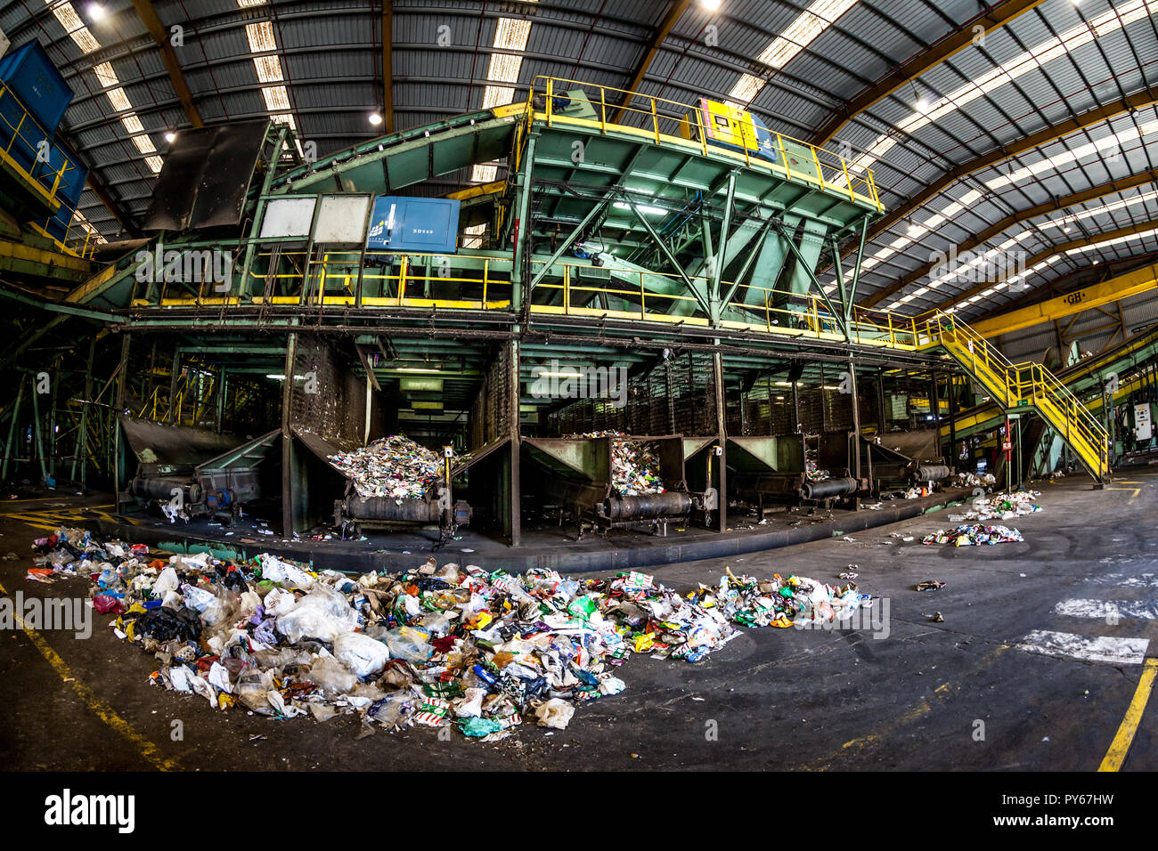 municipal mixed solid waste management Stock Photo - Alamy