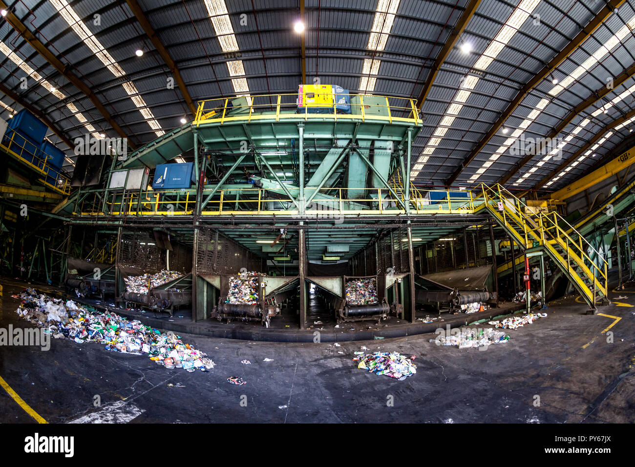 municipal mixed solid waste management Stock Photo - Alamy