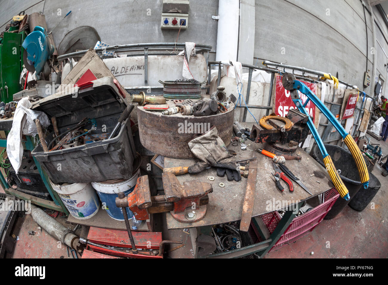 municipal mixed solid waste management Stock Photo - Alamy