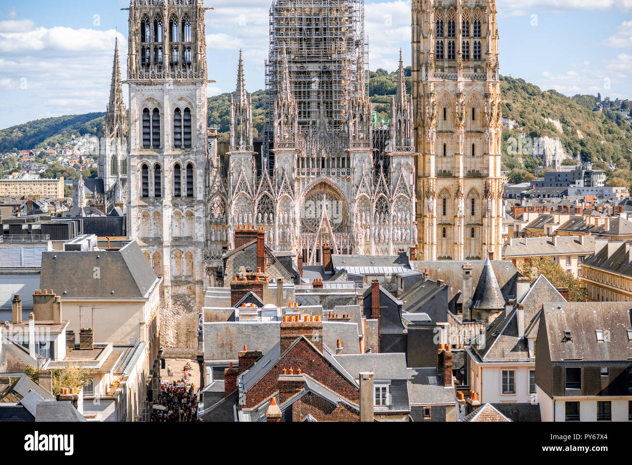 Aerial View Of Rouen High Resolution Stock Photography and Images - Alamy