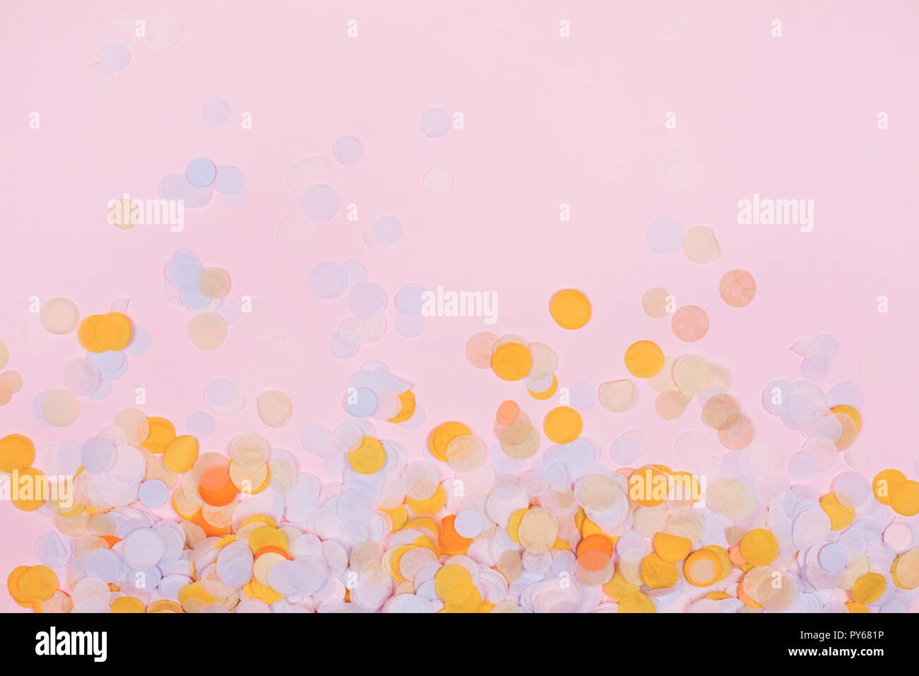 Abstract flat confetti backdrop hi-res stock photography and images - Alamy