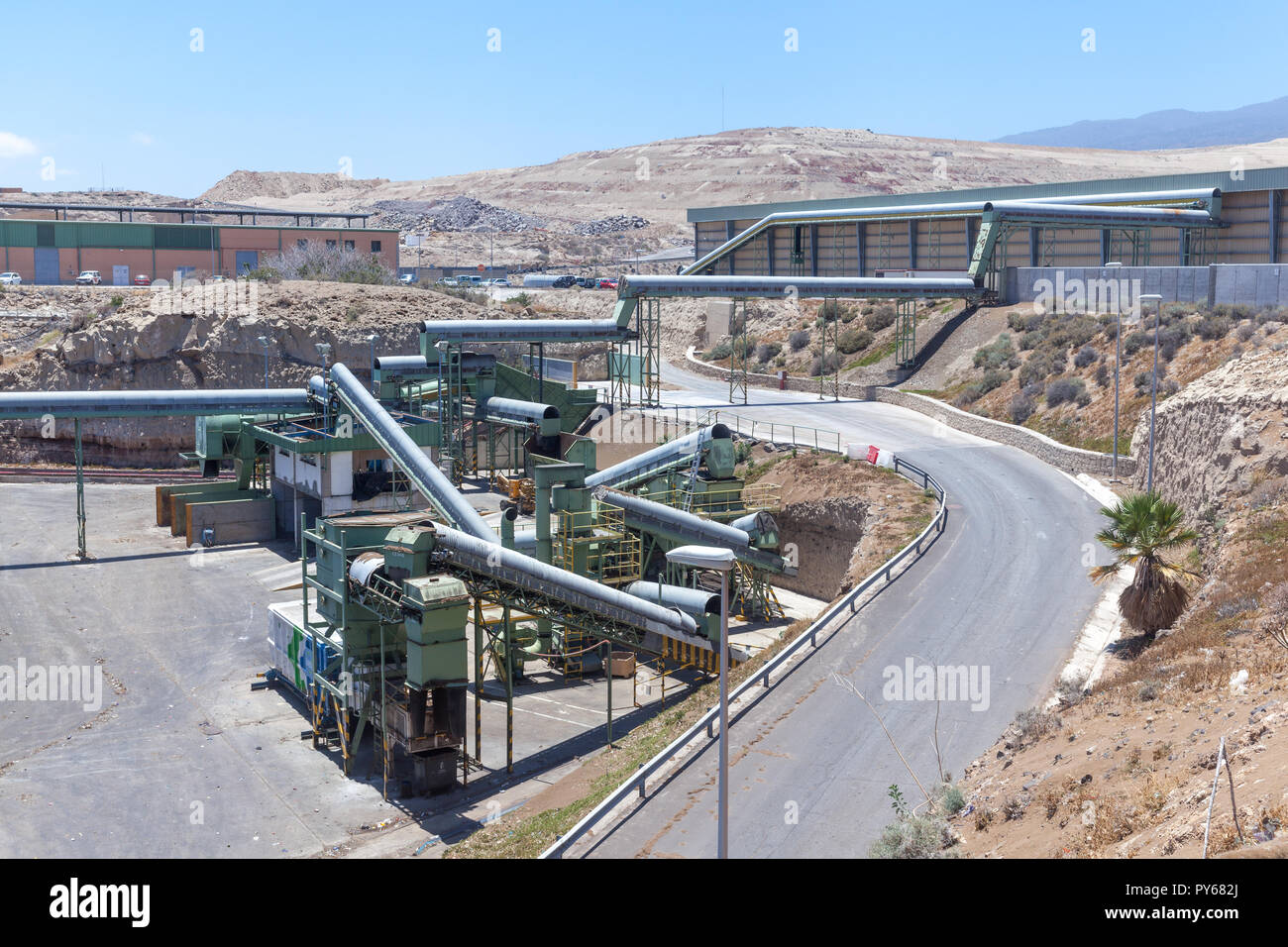 municipal mixed solid waste facility Stock Photo - Alamy