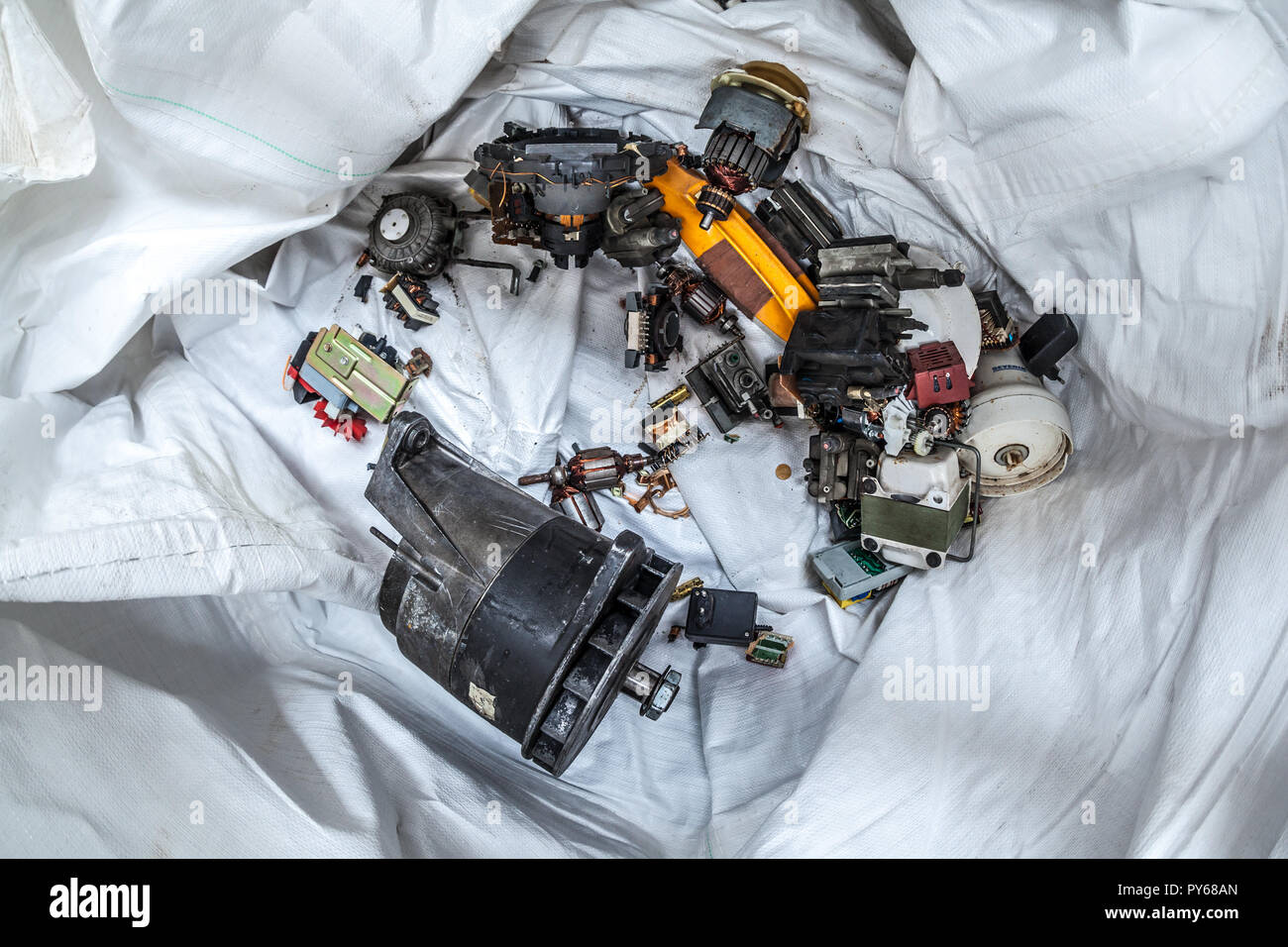 municipal mixed solid waste management Stock Photo - Alamy