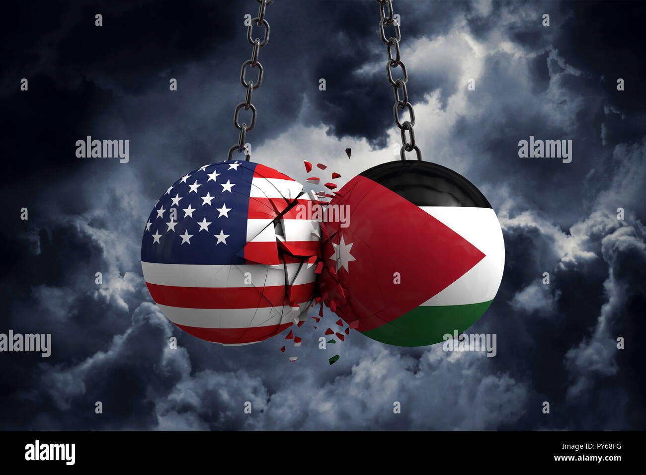 Usa jordan conflict hi-res stock photography and images - Alamy