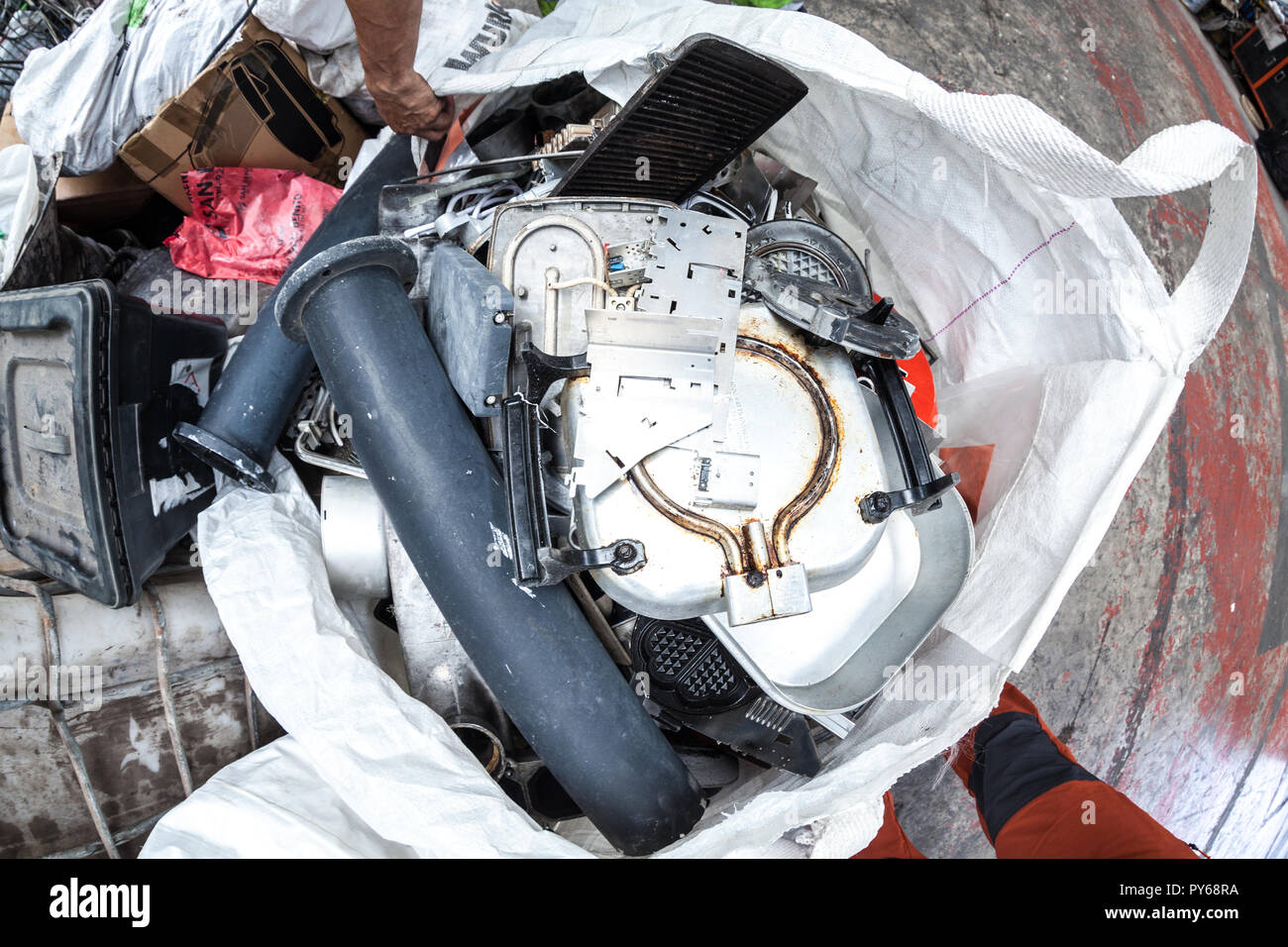 municipal mixed solid waste management Stock Photo - Alamy