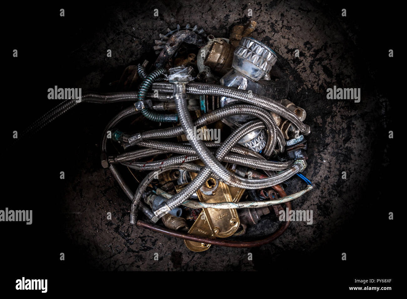 municipal mixed solid waste management Stock Photo - Alamy