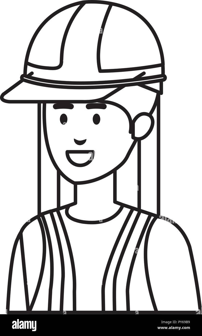 Girl master builder Stock Vector Images - Alamy