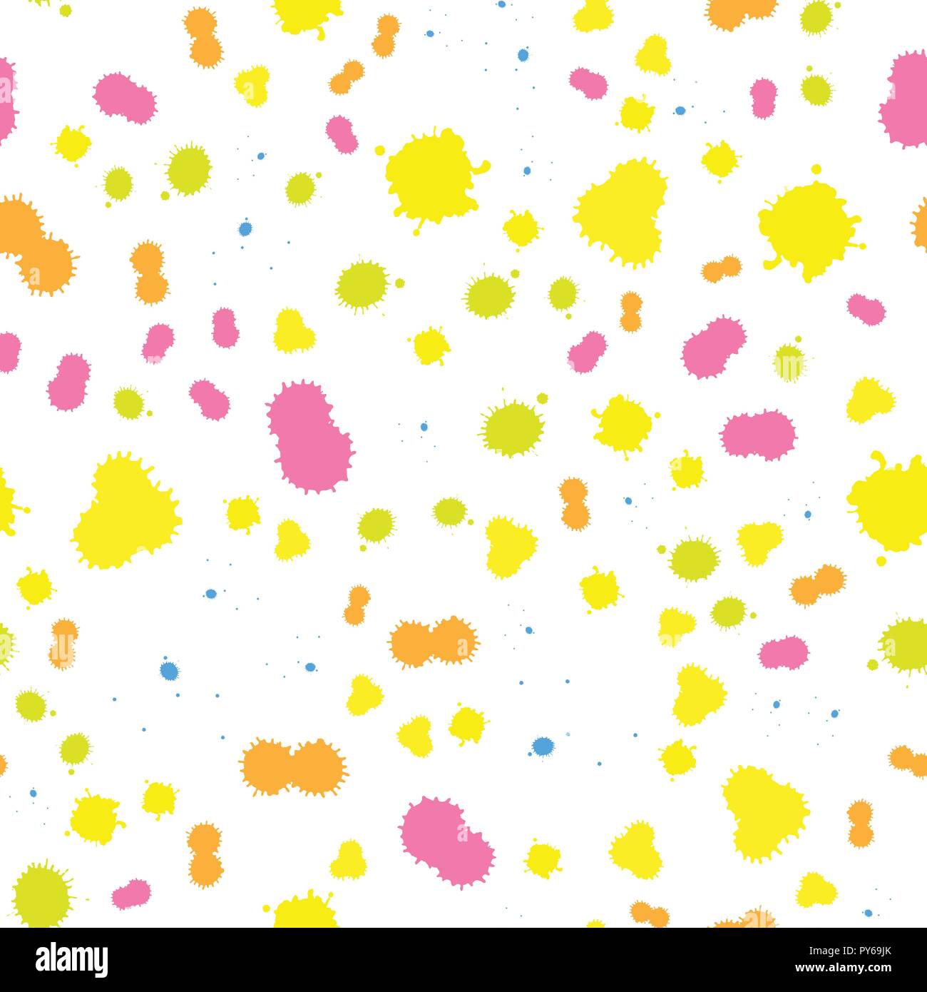 illustration. Background of multi-colored blots of ink Stock Vector ...