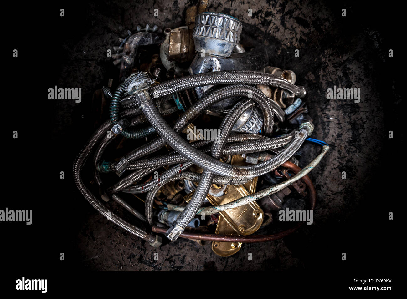 municipal mixed solid waste management Stock Photo - Alamy