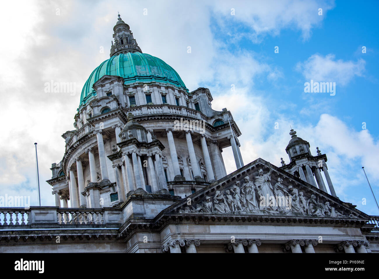 City hall donegall square belfast hi-res stock photography and images ...