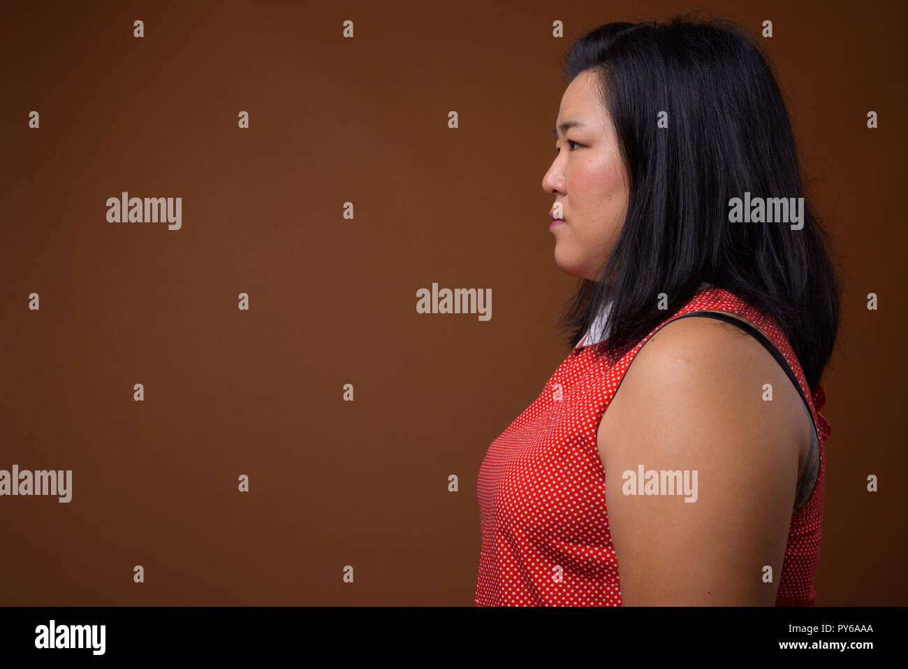 Profile view face fat hi-res stock photography and images - Alamy