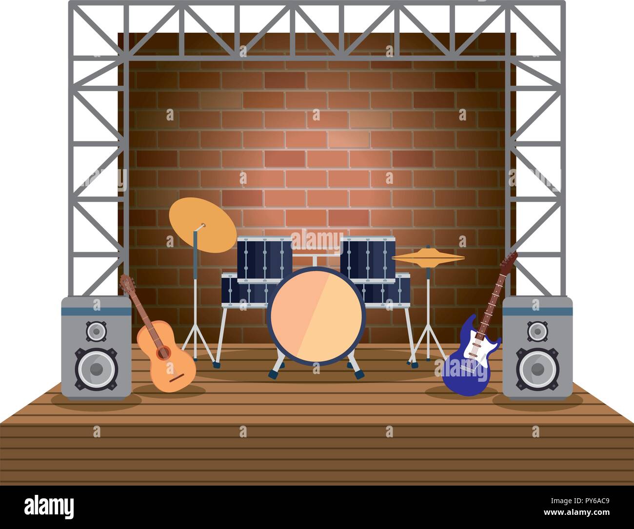 Construction musical instruments Stock Vector Images - Alamy
