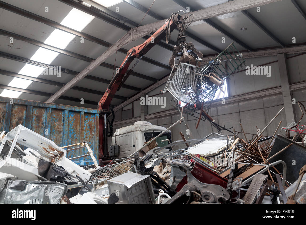 municipal mixed solid waste management Stock Photo - Alamy
