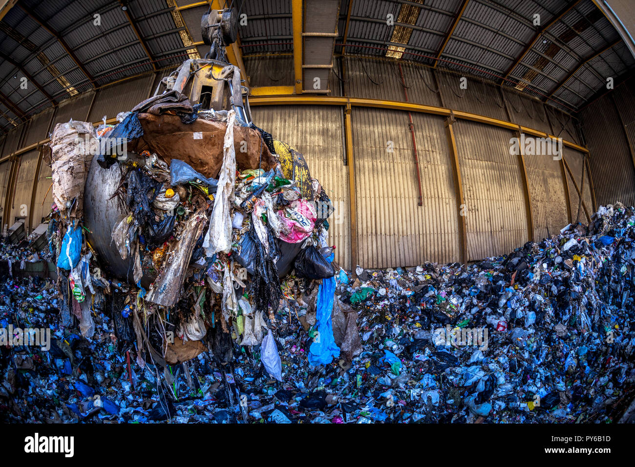 municipal mixed solid waste management Stock Photo - Alamy