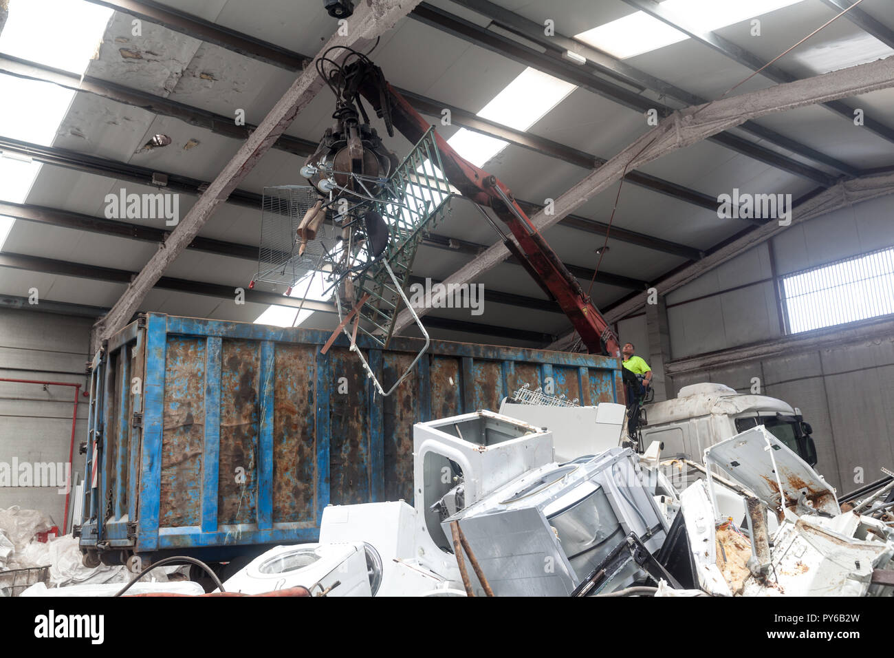 municipal mixed solid waste management Stock Photo - Alamy