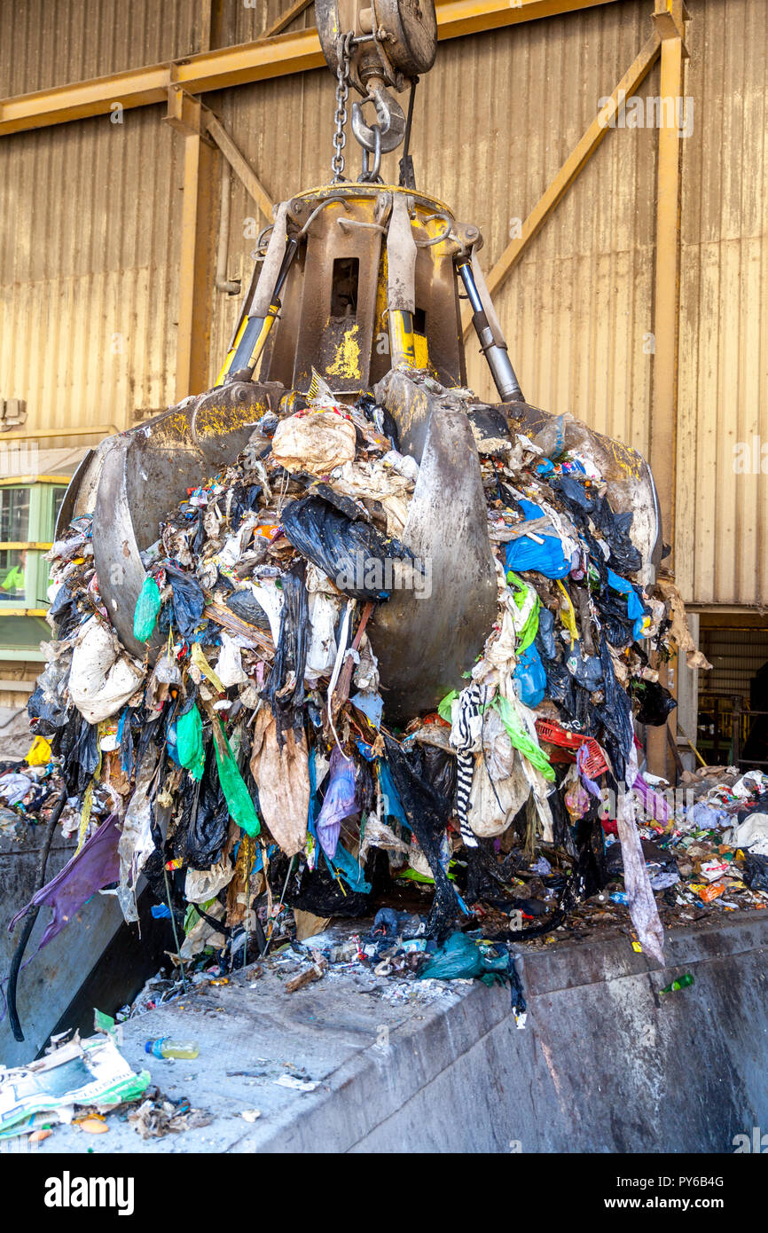 municipal mixed solid waste management Stock Photo - Alamy