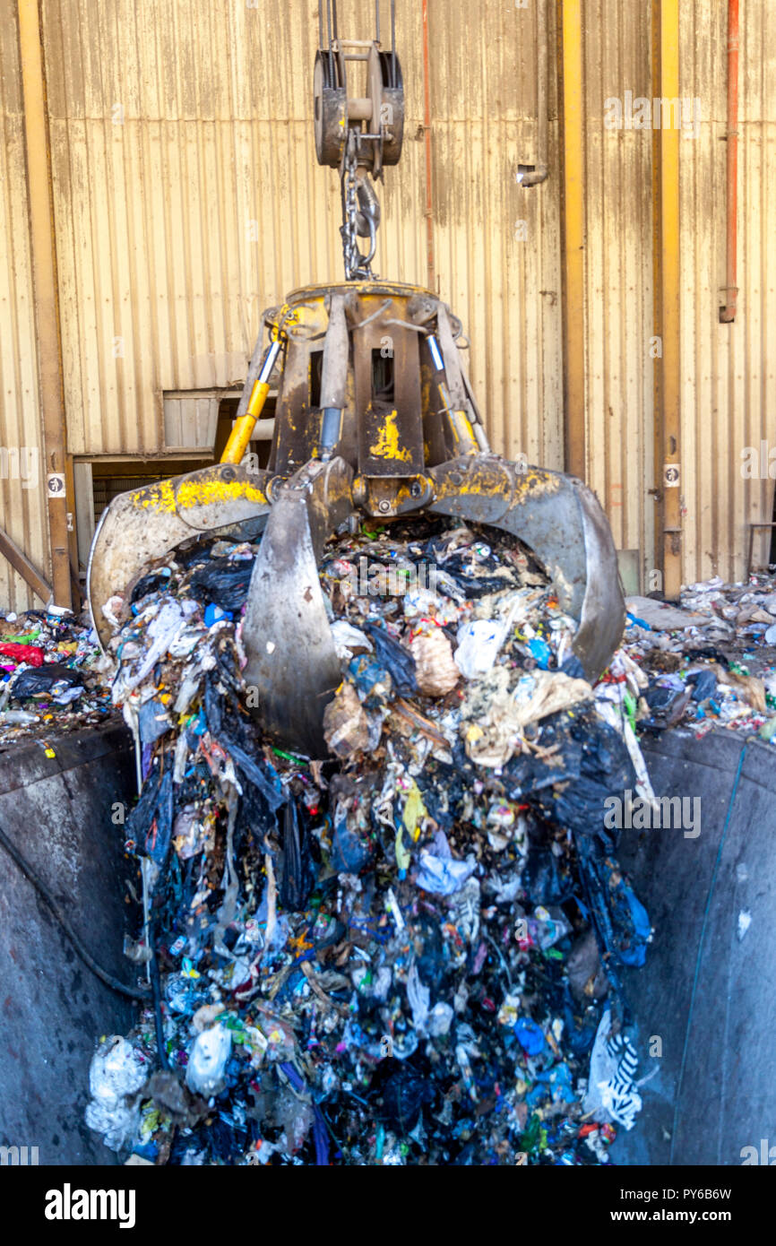 municipal mixed solid waste management Stock Photo - Alamy