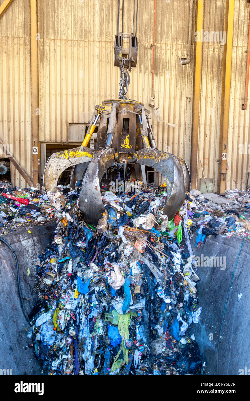 municipal mixed solid waste management Stock Photo - Alamy