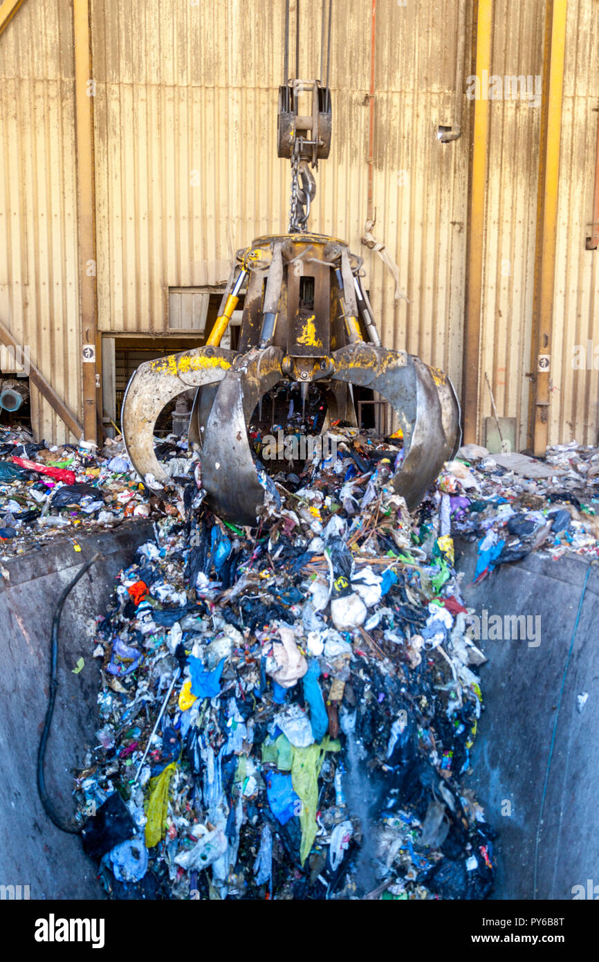 municipal mixed solid waste management Stock Photo - Alamy