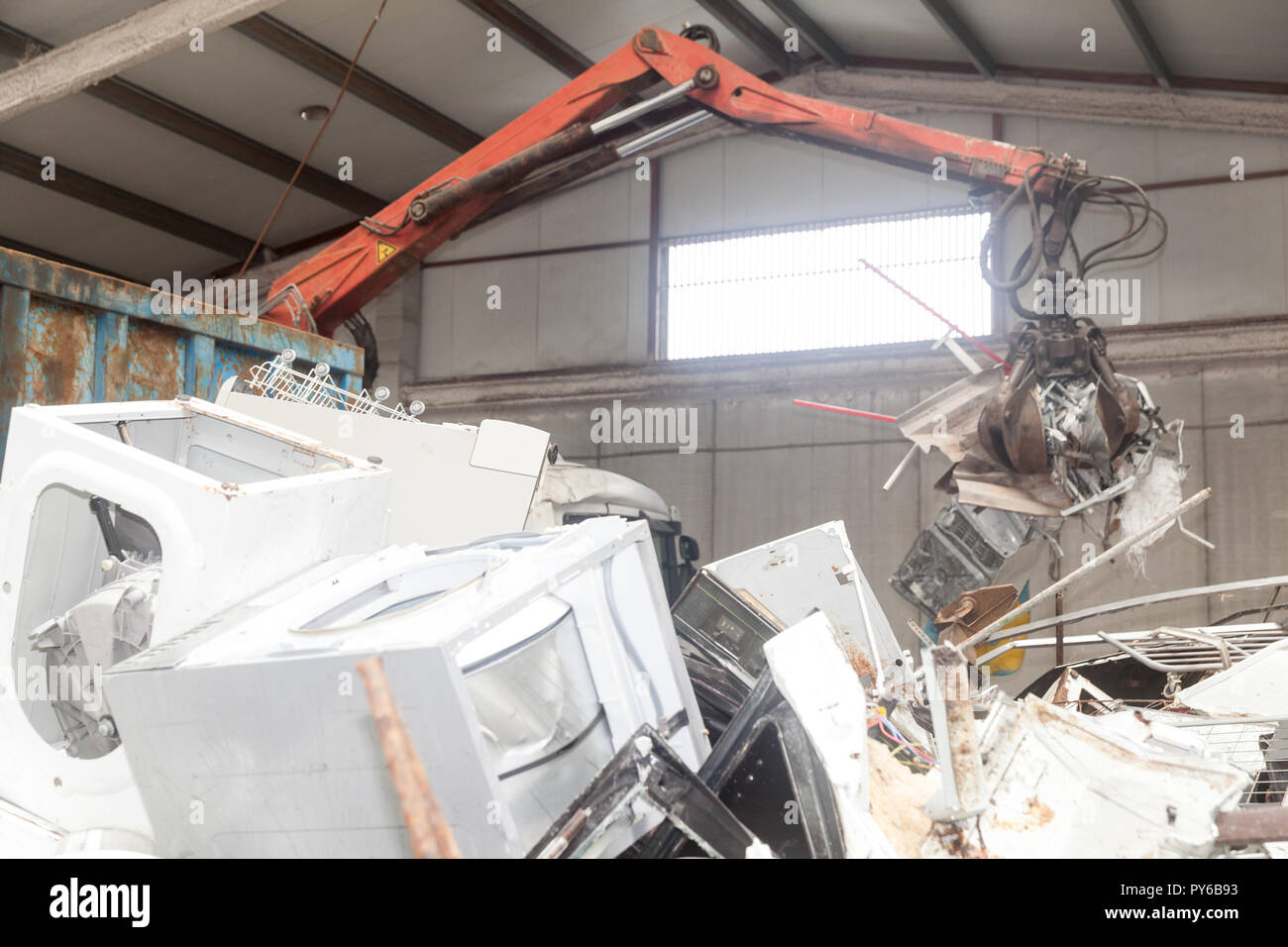 municipal mixed solid waste management Stock Photo - Alamy