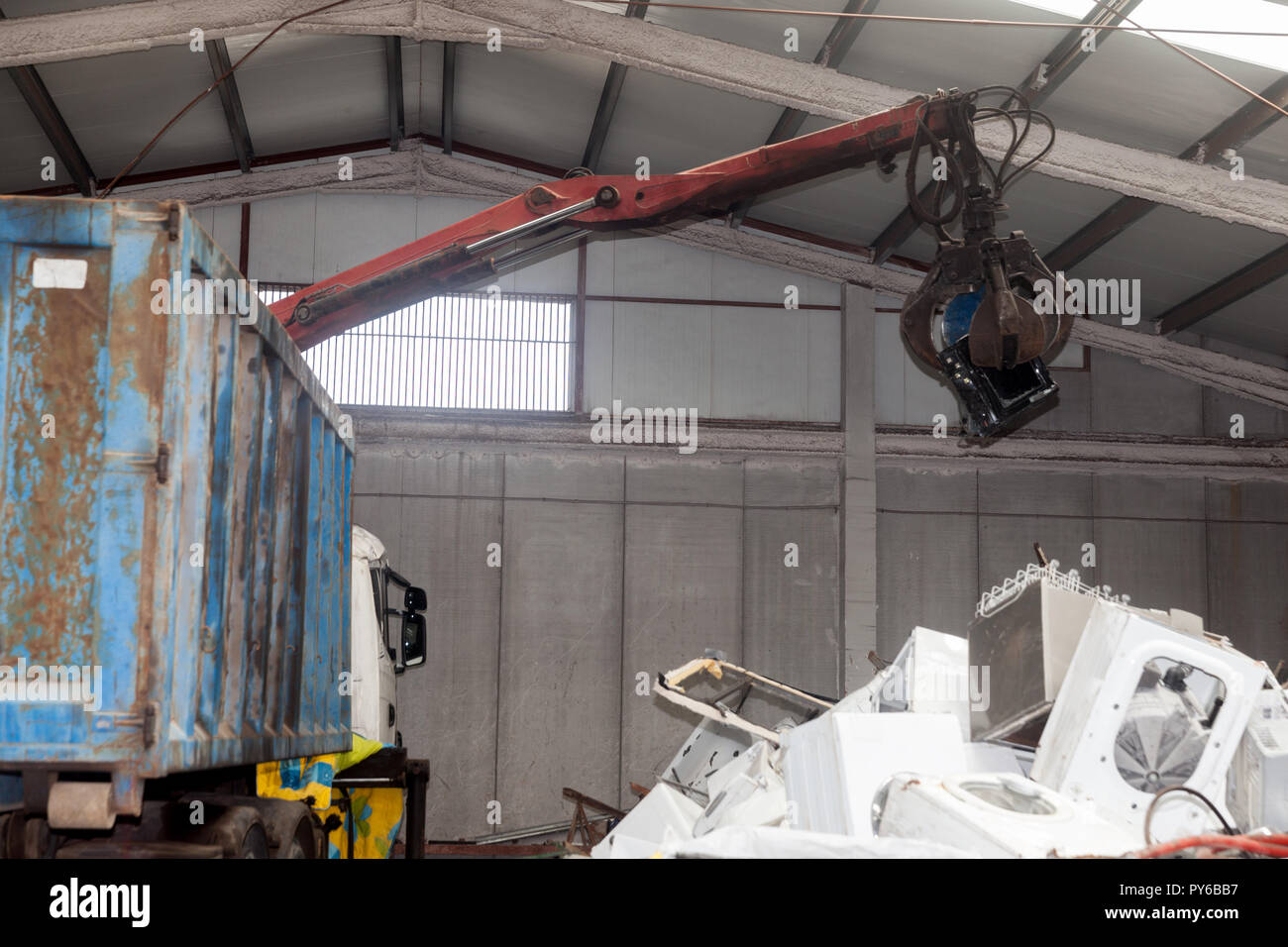 municipal mixed solid waste management Stock Photo - Alamy
