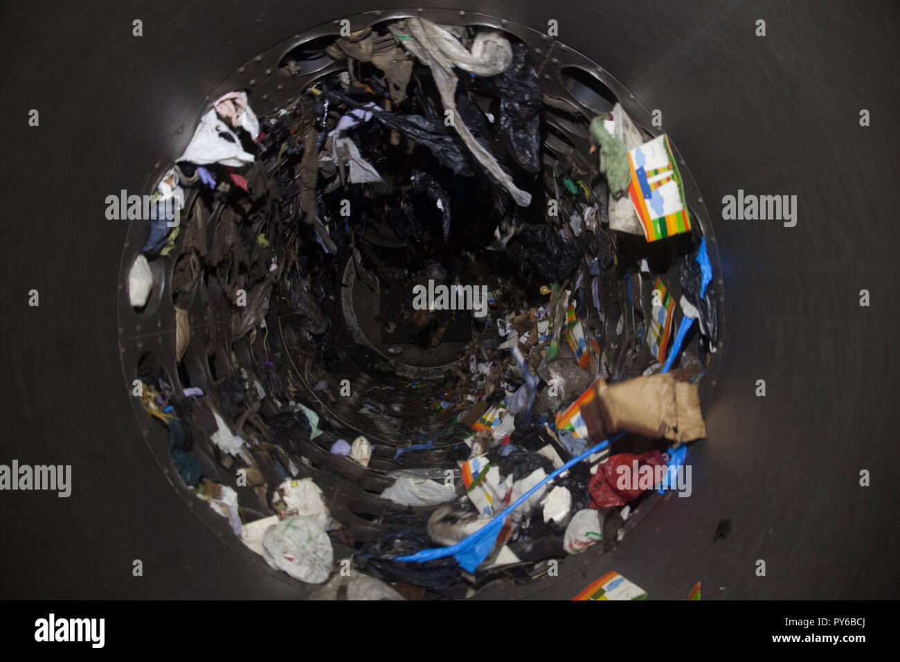 municipal mixed solid waste management Stock Photo - Alamy
