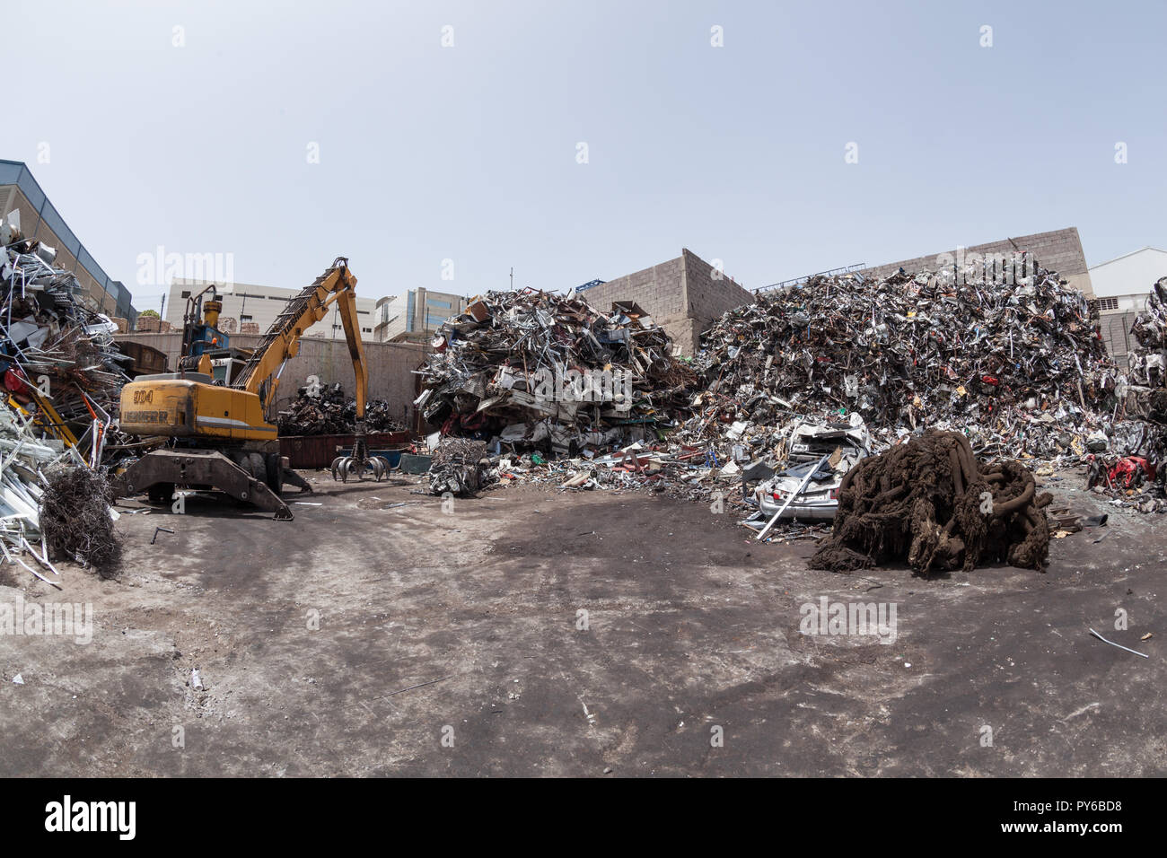 municipal mixed solid waste management Stock Photo - Alamy
