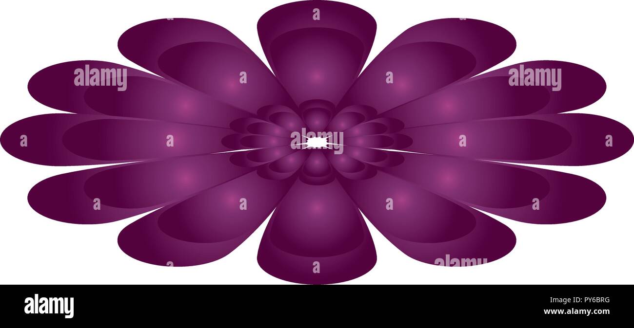 Mandala Icon Over White Background Vector Illustration Stock Vector