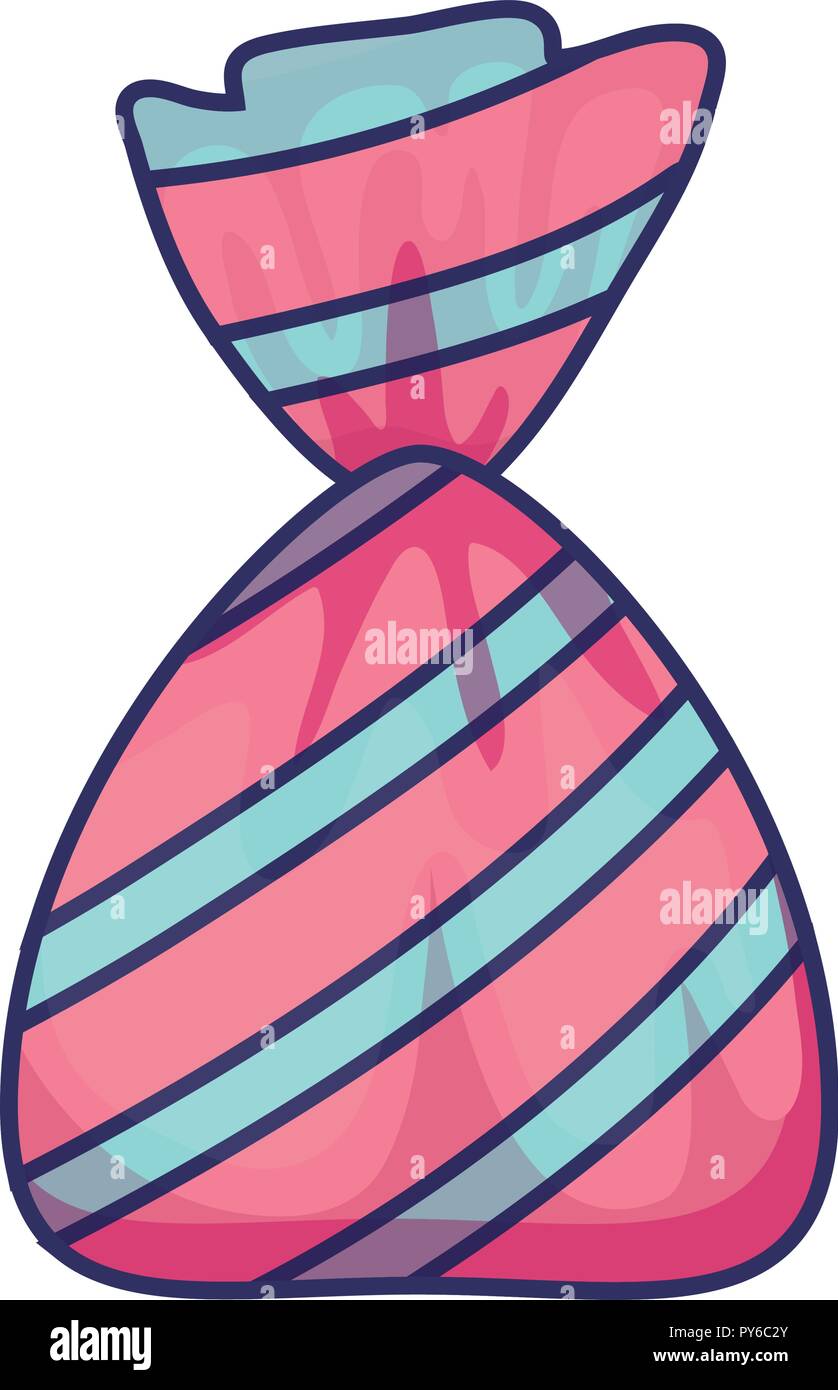 candy bag icon over background, vector illustration Stock Vector Image ...