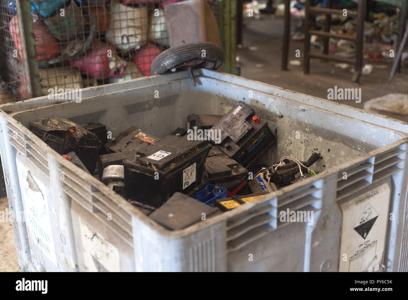 municipal mixed solid waste management Stock Photo - Alamy