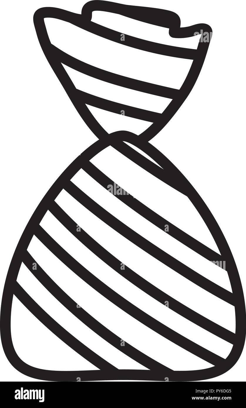 candy bag icon over background, vector illustration Stock Vector Image ...