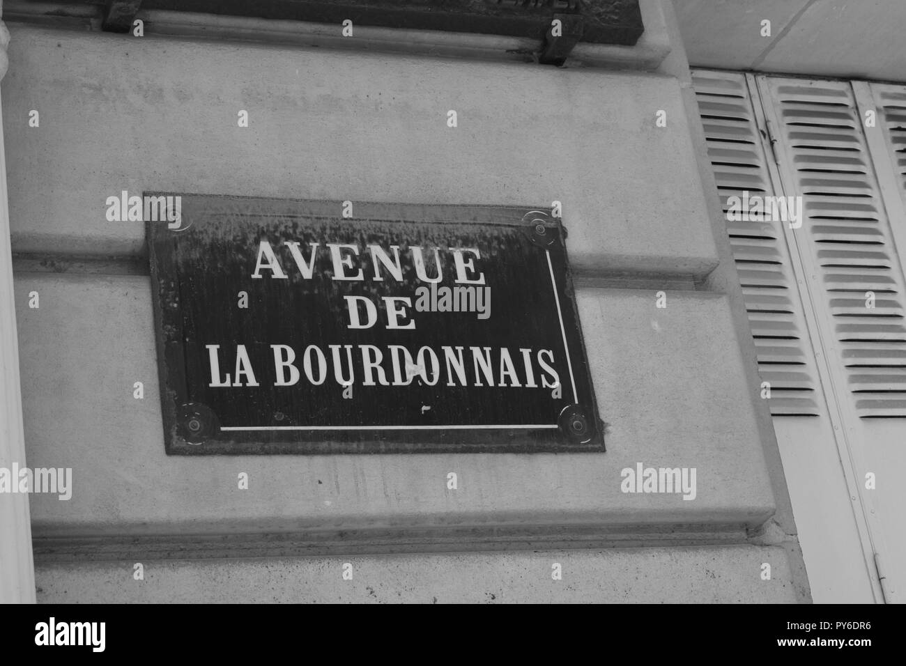 Avenue de france paris Black and White Stock Photos & Images - Alamy