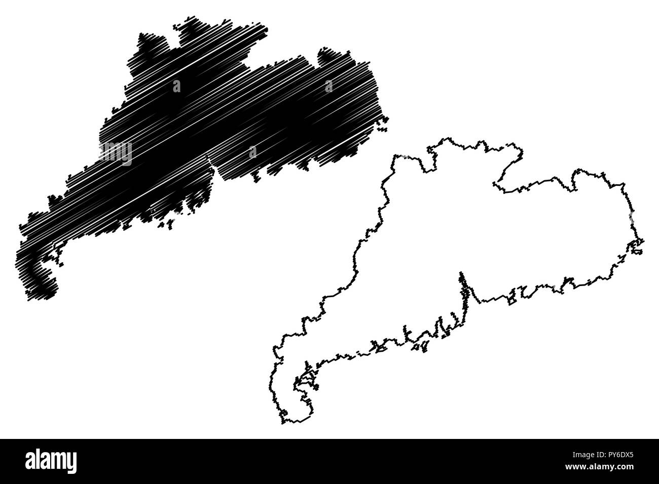 Guangdong Province (Administrative divisions of China, China, People's ...