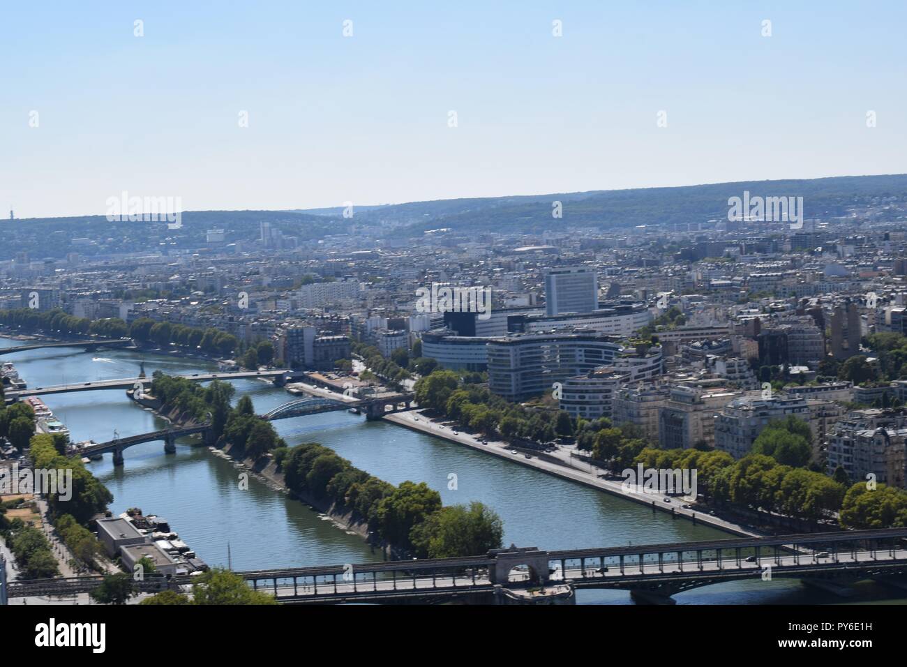 Birds Eye View, Paris Stock Photo - Alamy