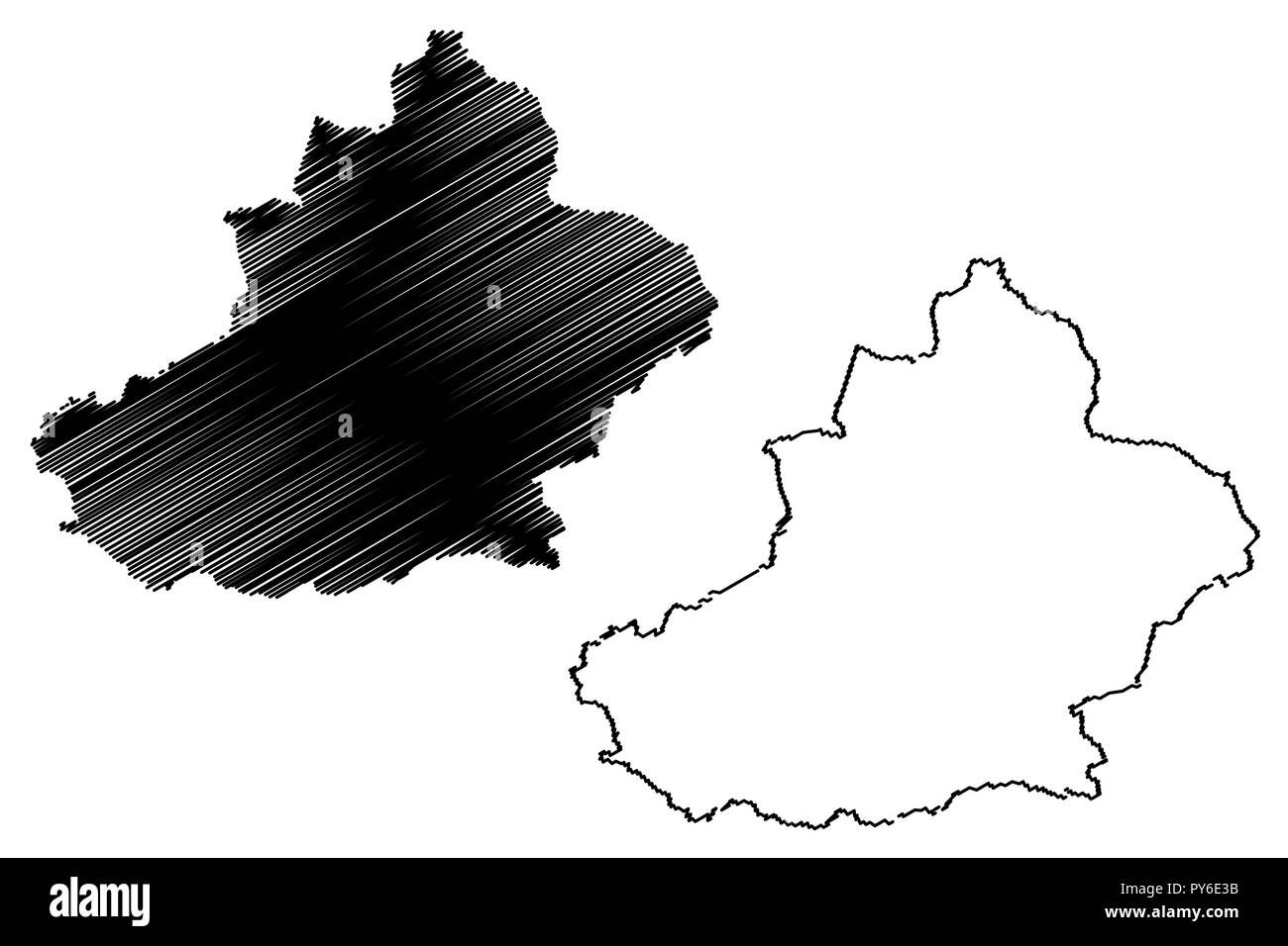 Xinjiang Uyghur Autonomous Region (Administrative divisions of China ...