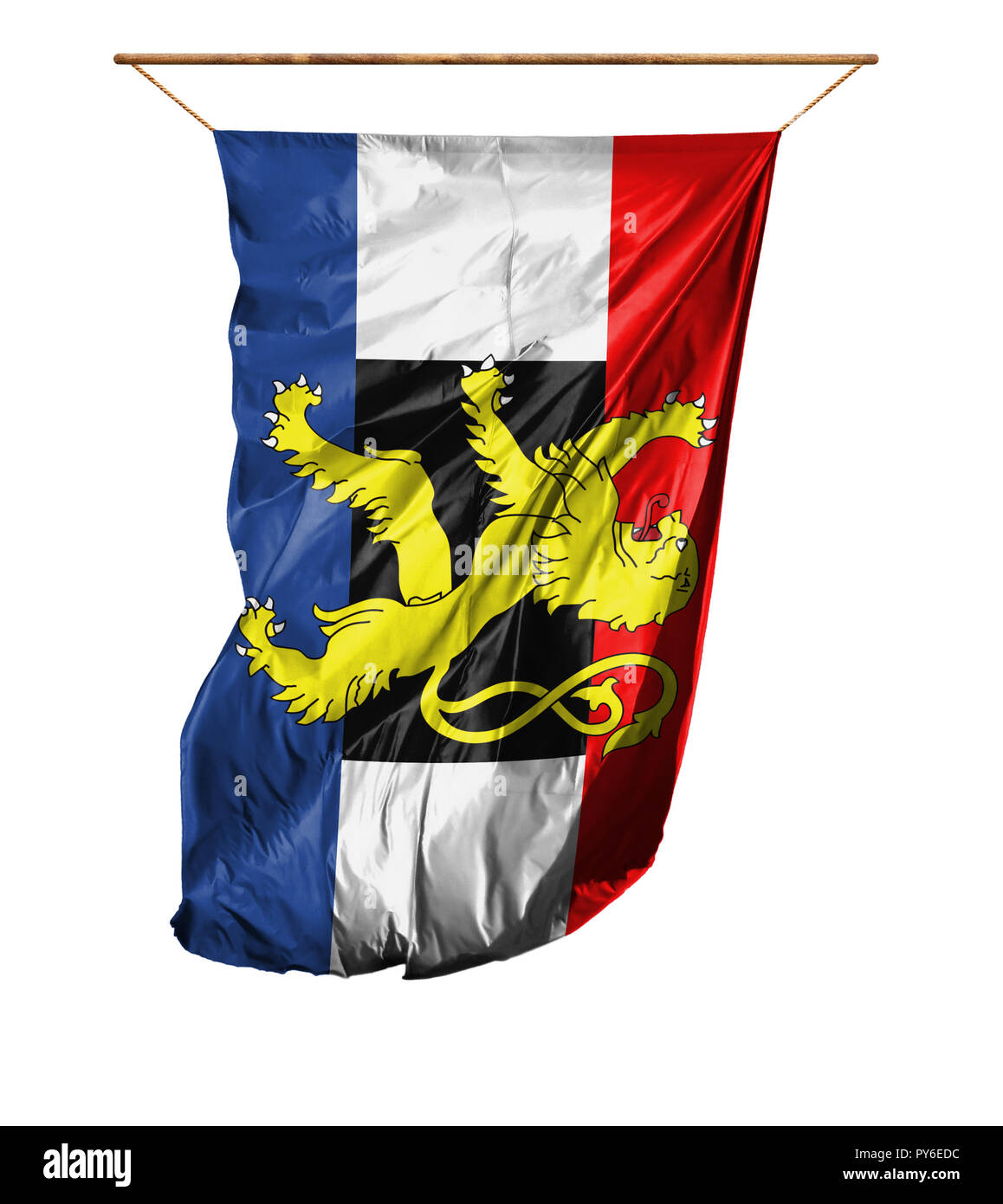 Flag of Benelux. Vertical flag.Isolated on a white background Stock ...