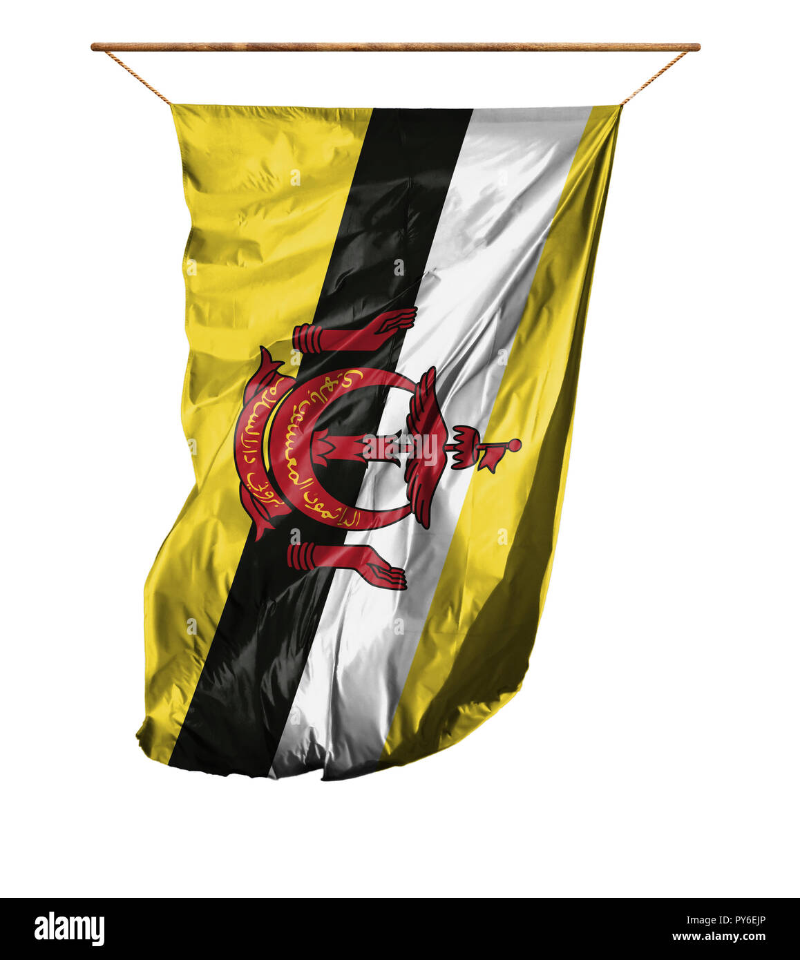 Brunei darussalam flag on Cut Out Stock Images & Pictures - Alamy