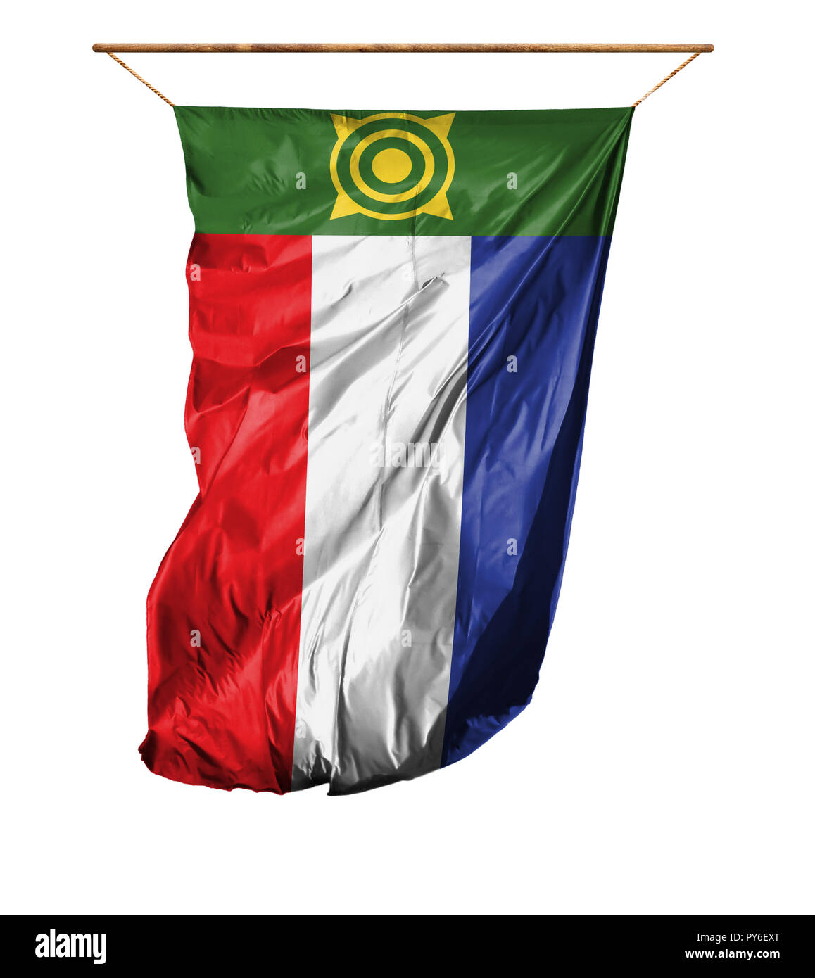 Flag of Khakassia. Vertical flag.Isolated on a white background Stock ...